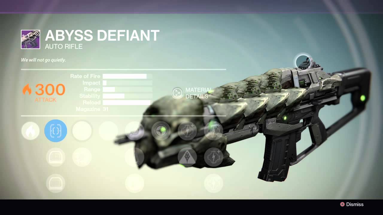 Destiny Abyss defiant - YouTube