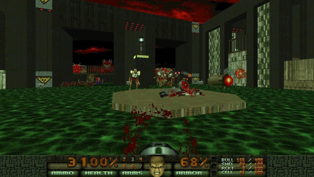 Doom II - Afternoon - MAP06: Fork in the Microwave - YouTube