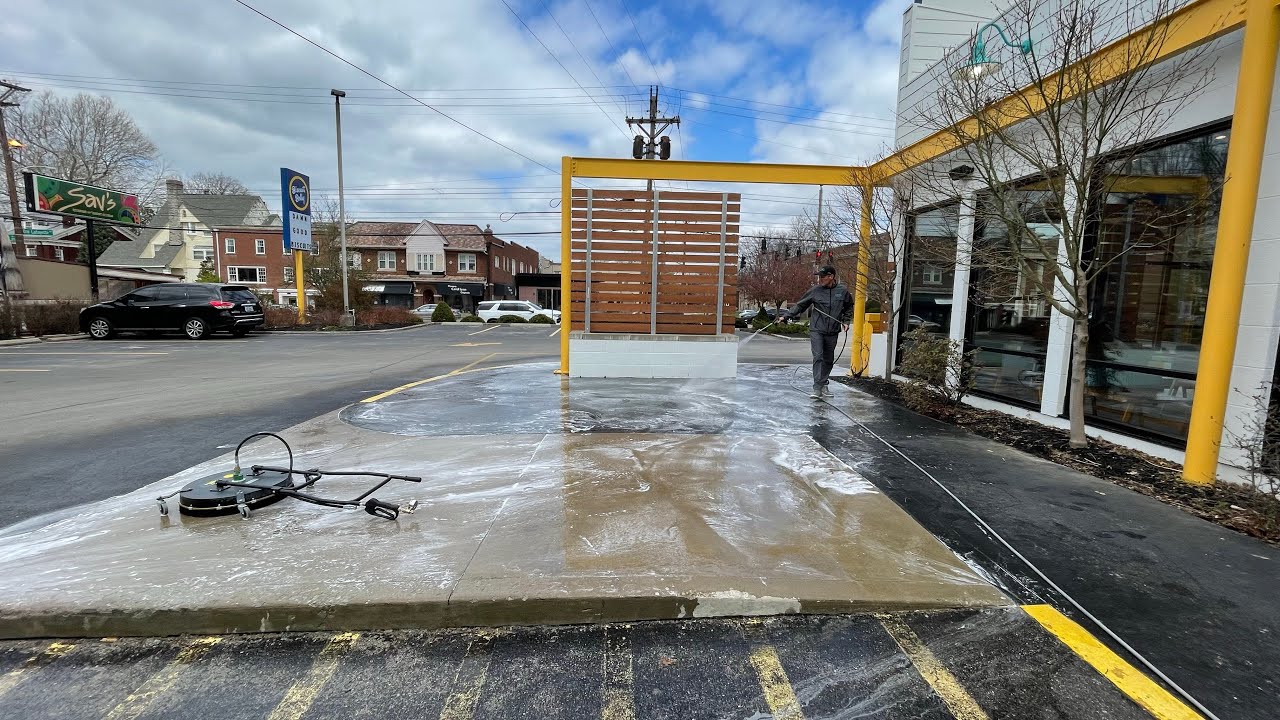Surface Cleaning Dumpster Pad - 24” Whisper Wash Ground Force ...