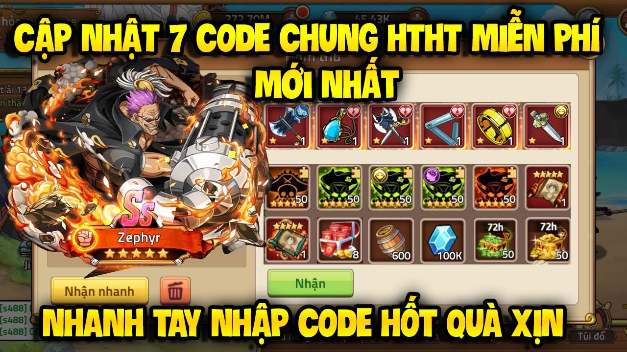 Cập Nhật Giftcode Huyền Thoại Hải Tặc Mới Nhất - Nhập 7 Code Chung Sự ...