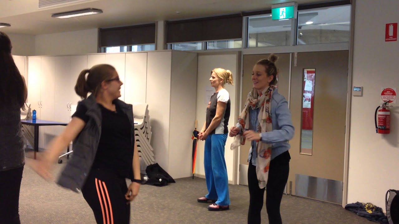 Improvised dance using cannon and relationships. - YouTube