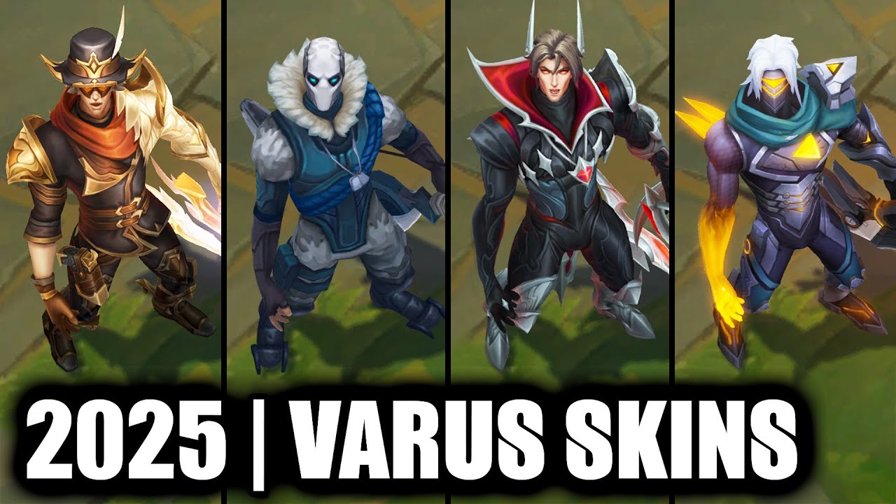 ALL VARUS SKINS SPOTLIGHT 2025 | League of Legends - YouTube