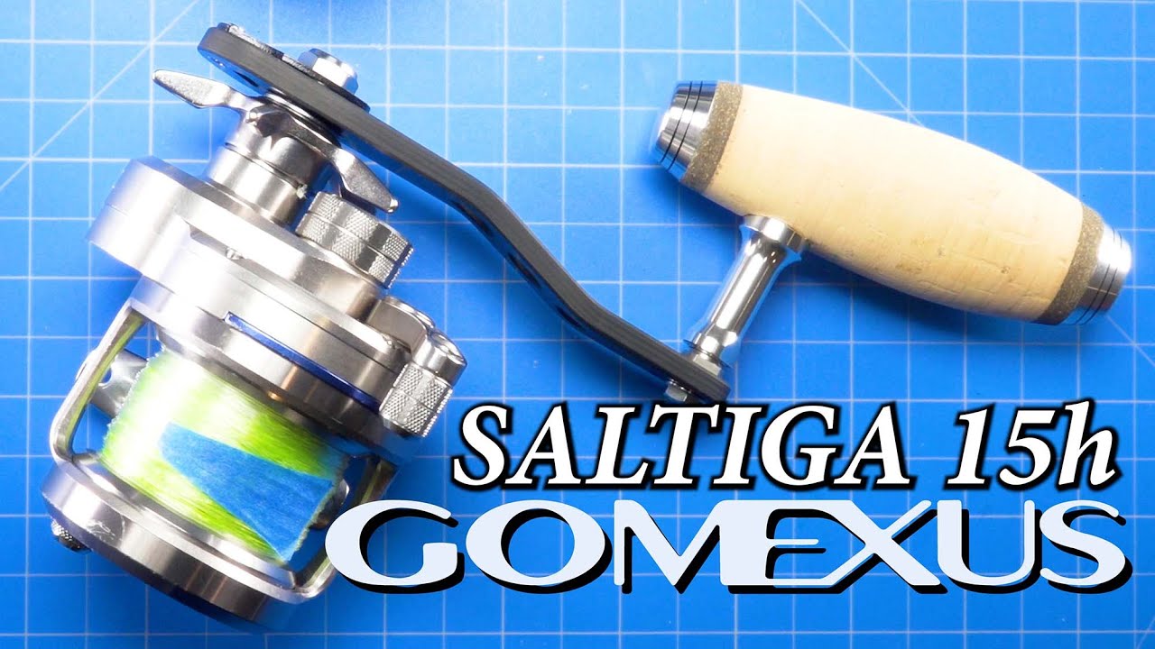 Gomexus Cork T-Bar Handle and Carbon Arm Slow Pitch Jigging Reel ...