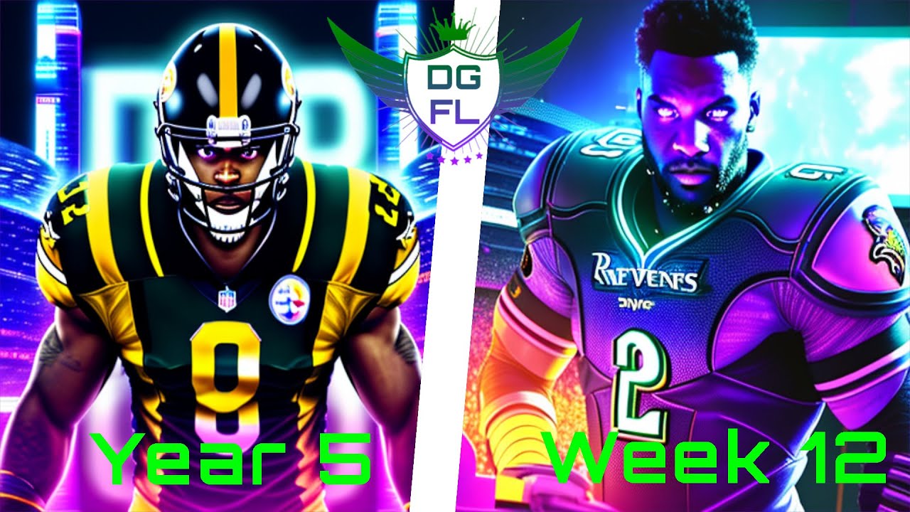 DGFL 23 - Season 5 - Week 12 - Pittsburgh Steelers (3-7) vs Baltimore ...