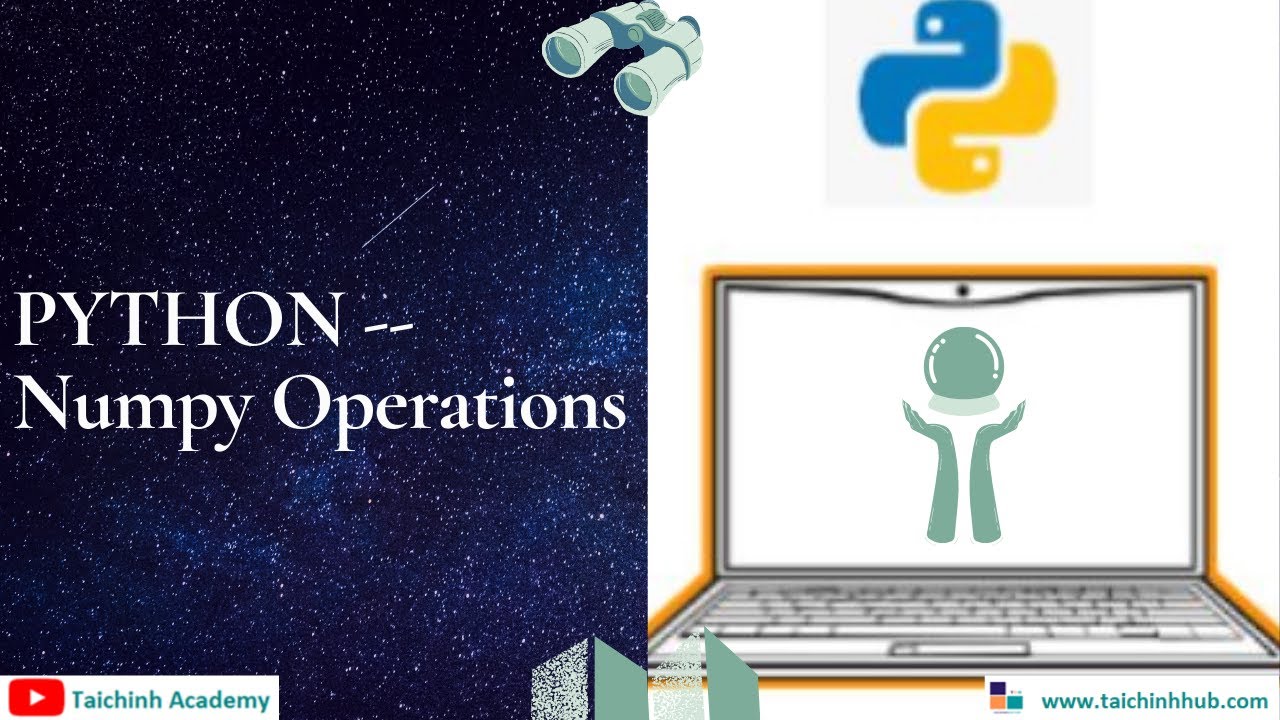 Lesson 20 Numpy Operations Youtube