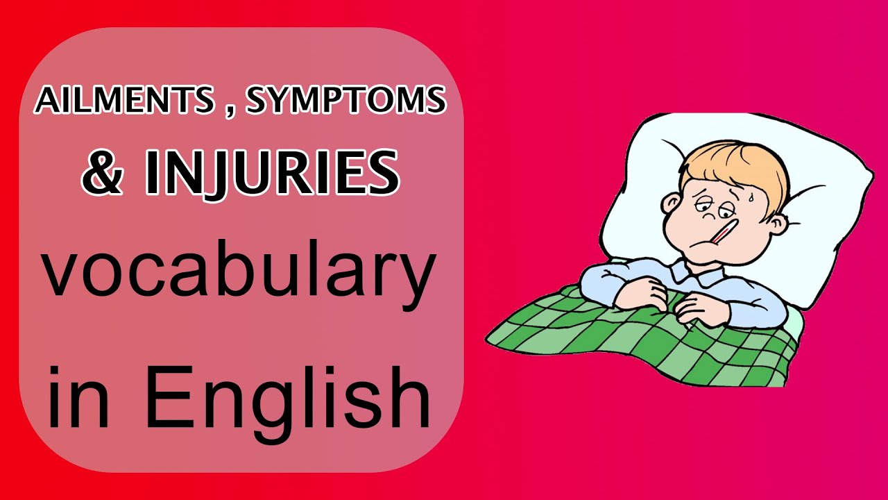 Ailments , symptoms and injuries vocabulary in English language #hurt ...
