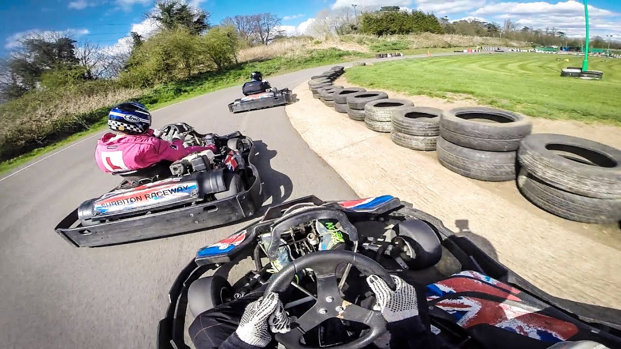 Surbiton Raceway Karting for Warren's stag do - YouTube