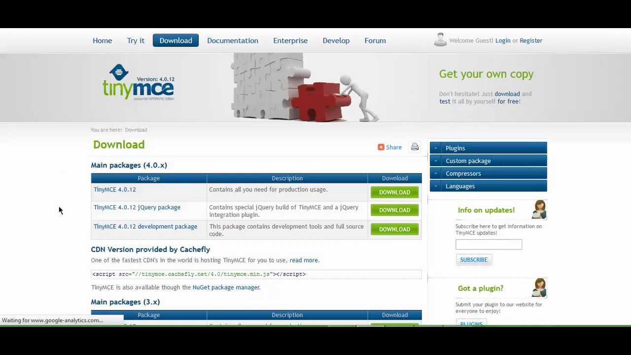 Install TinyMCE WYSIWYG Editor in Drupal 7 - YouTube