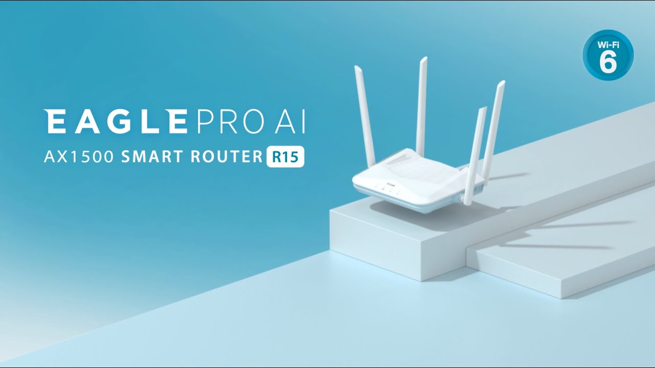 D-Link R15 - EAGLE PRO AI Smart Router - YouTube