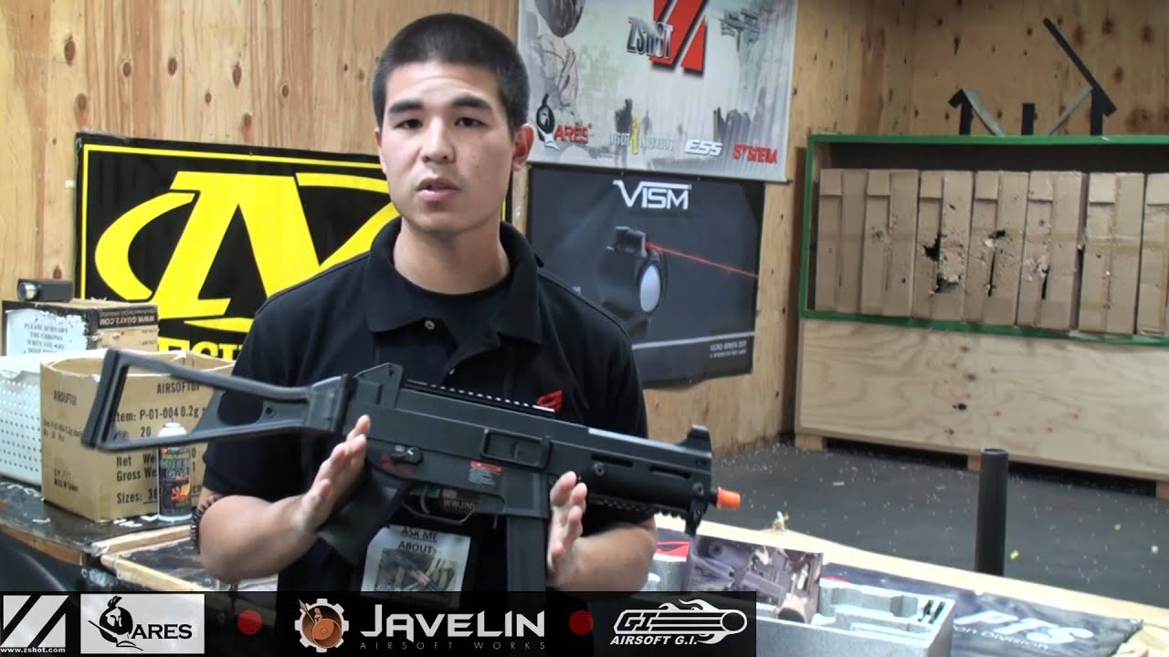Airsoft GI - G&G UMG Sub Machine Airsoft Gun - YouTube