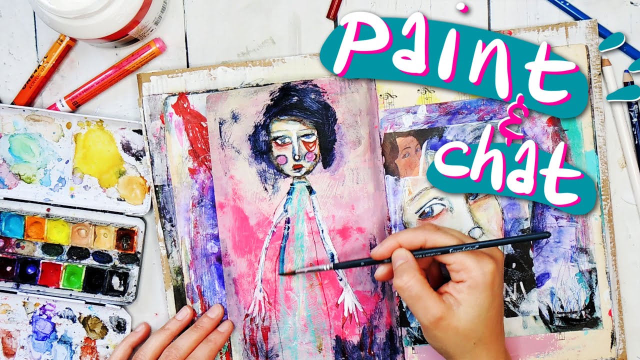 PAINT & CHAT 🎨 // April Art Challenge + being inspired by others ...
