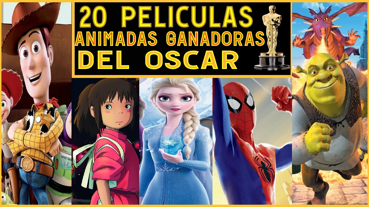 Peliculas animadas que ganaron el oscar y las nominadas en 2022 - YouTube