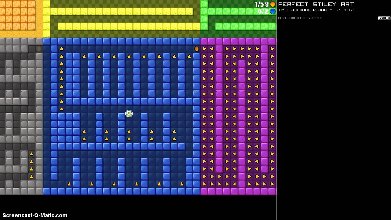 My perfect smiley art level on everybody edits - YouTube