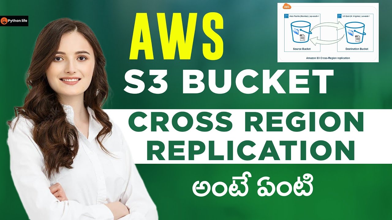 S3 cross region replication | AWS S3 Bucket in Telugu - YouTube