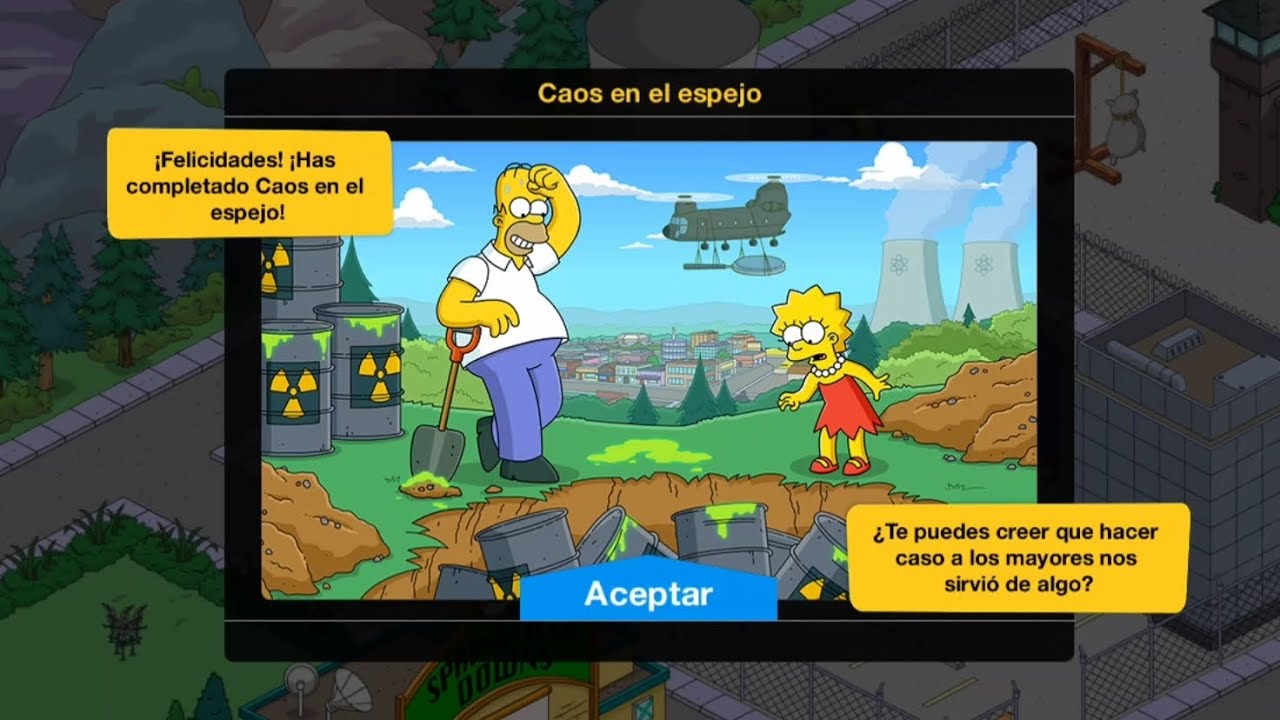 ¡Fantástico! Completo este Gran Evento CAOS EN EL ESPEJO | Los Simpson ...