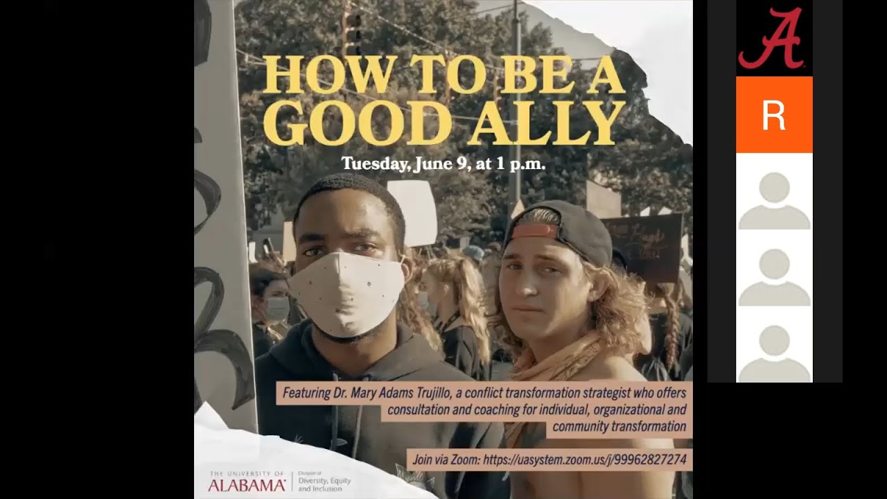 How To Be a Good Ally | The University of Alabama - YouTube