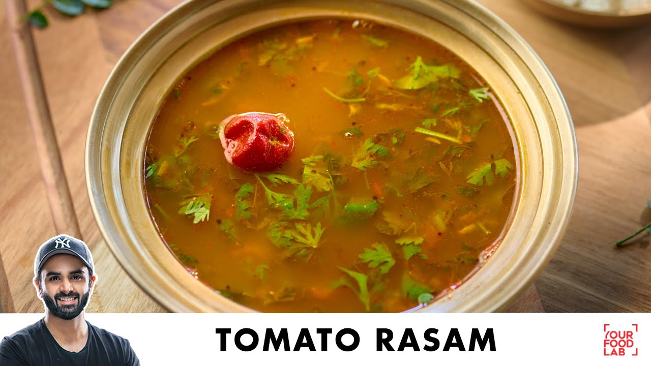 Tomato Rasam Recipe | उडुपी रसम | Homemade Rasam Powder Recipe | Chef ...