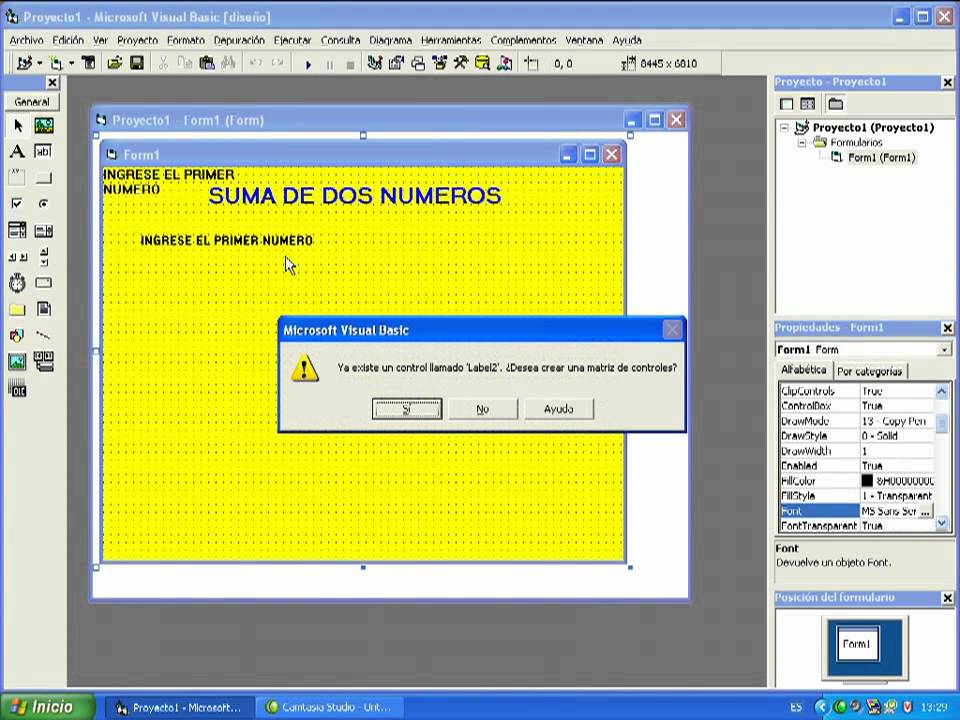 La Suma de Dos Numeros - VISUL BASIC 6.mp4 - YouTube
