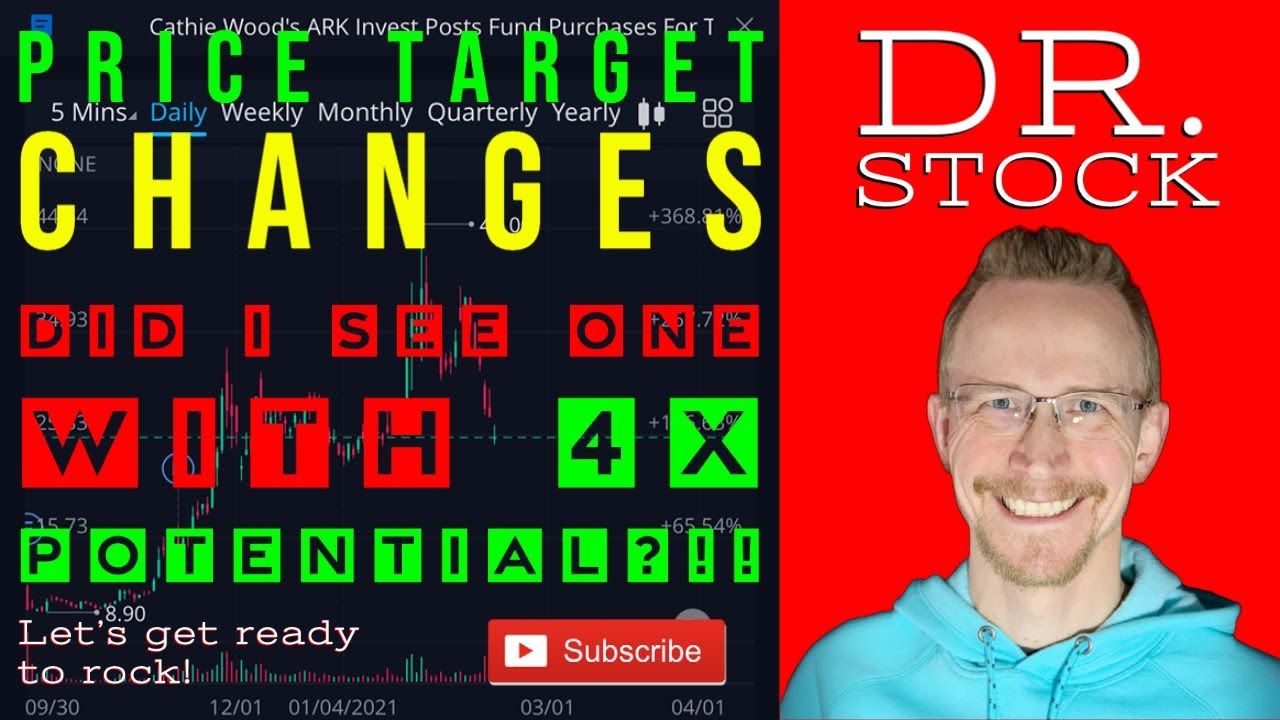 Stock Market Price Upgrades - HUGE 4x potential for one of them ...