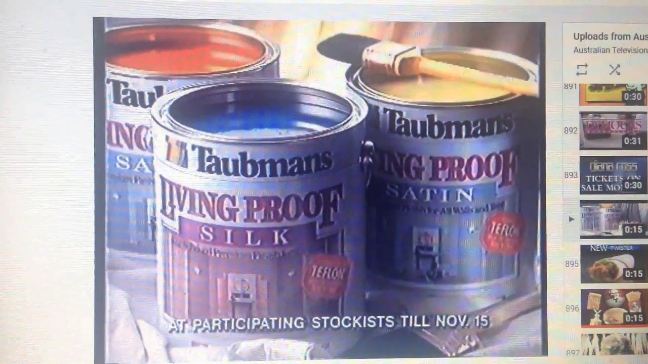 Taubmans 1992 Ad - YouTube
