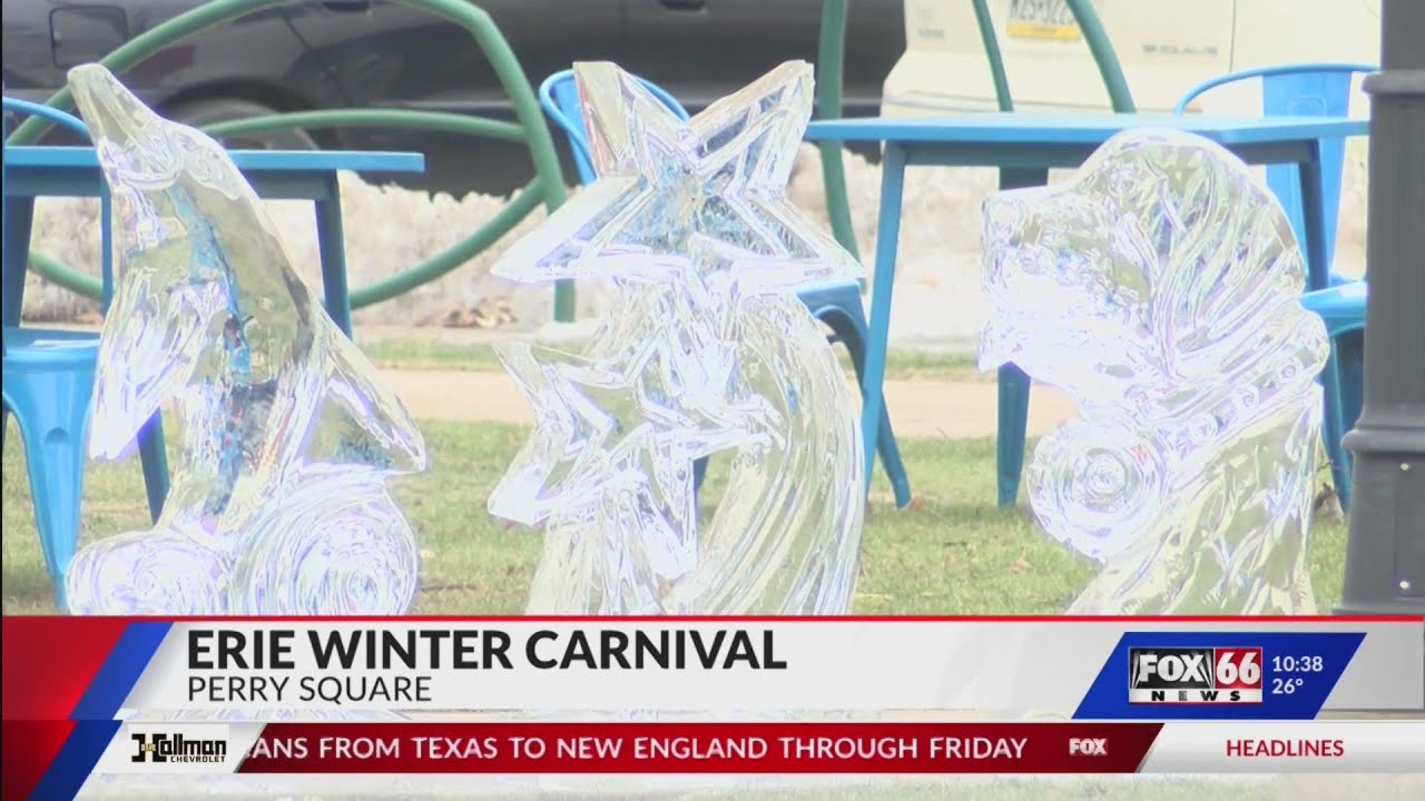Erie Winter Carnival begins in Perry Square - YouTube