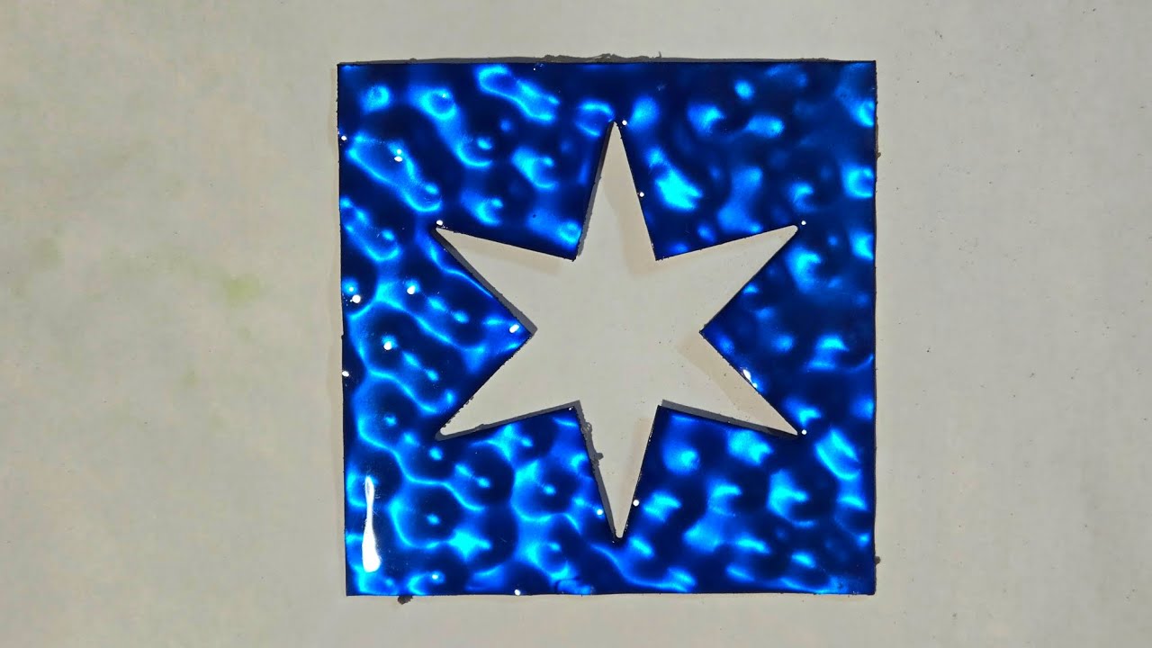 Cobalt Blue Chicago Flag Starstripe-18 experiment - YouTube