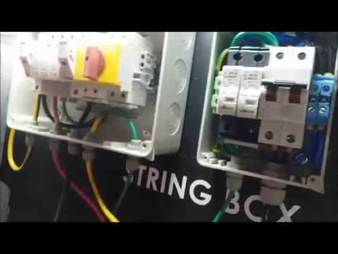 Ligação de string box ( Energia Solar) - YouTube