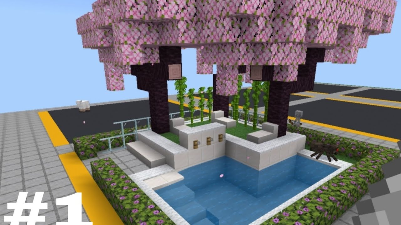 Minecraft || Easy Pool Design #1 || Tutorial (You Can Build) ️ - YouTube