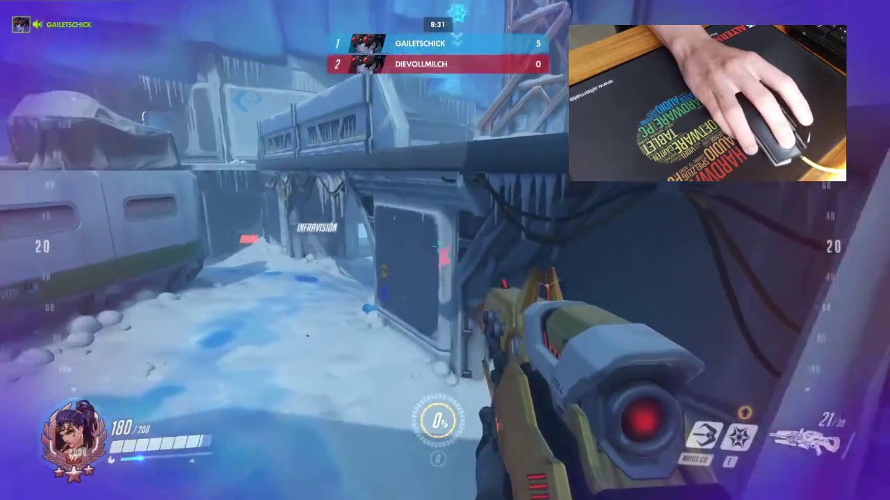 Handcam [Overwatch 1v1] - YouTube