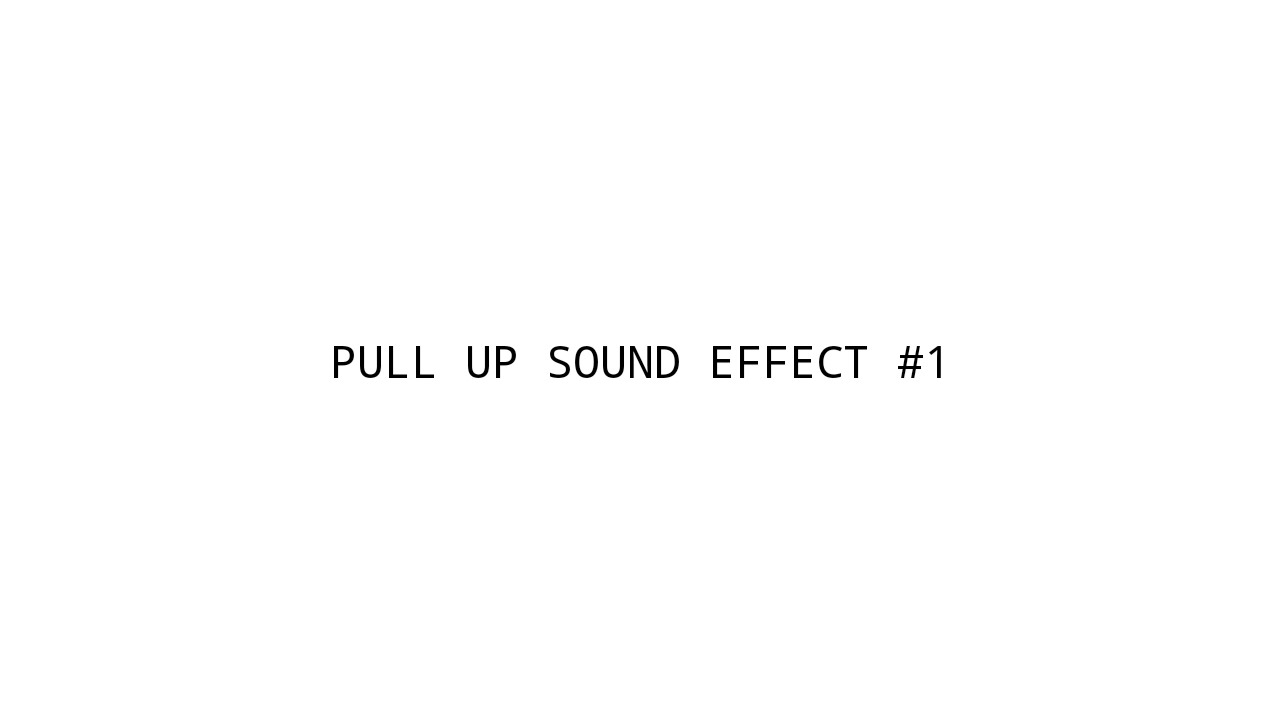DJ PULL-UP SOUND EFX (part one )🎶 - YouTube