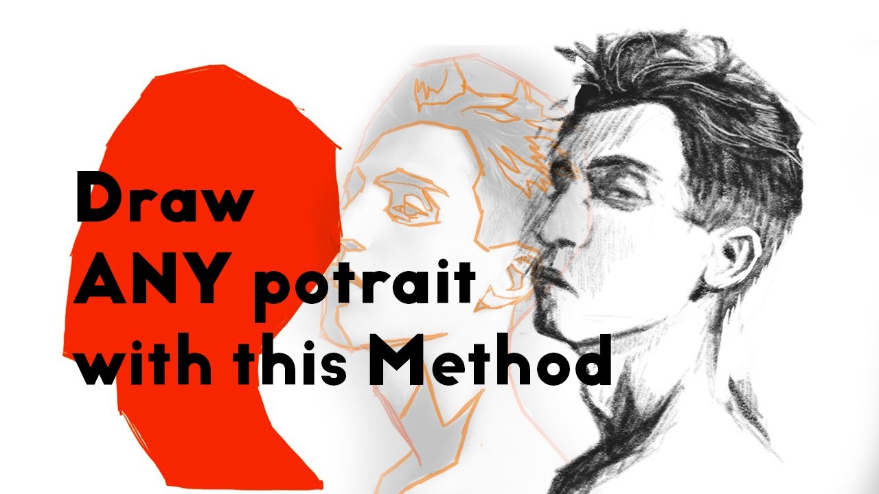 Draw any Portraits with This method (Step by step follow along)# ...