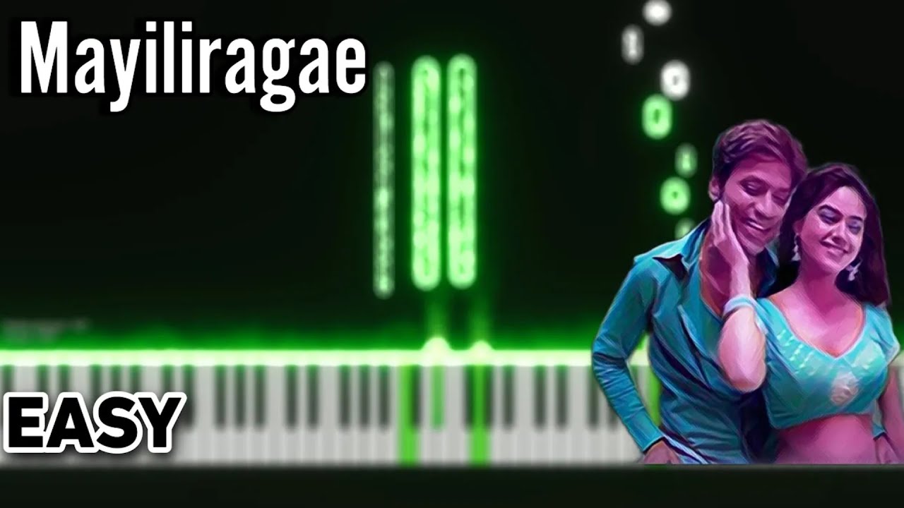 Mayiliragae - EASY Piano Tutorial | Anbe Aaruyire | A.R.Rahman | VVIE ...