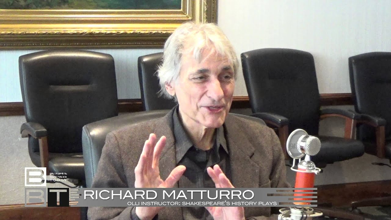 Richard Matturro: Novelist, Educator, Berkshire OLLI Instructor - YouTube