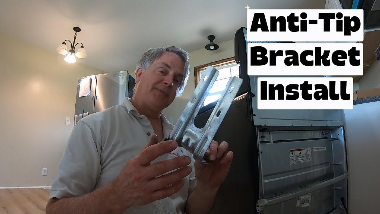Anti-Tip Range / Stove Bracket Install - YouTube
