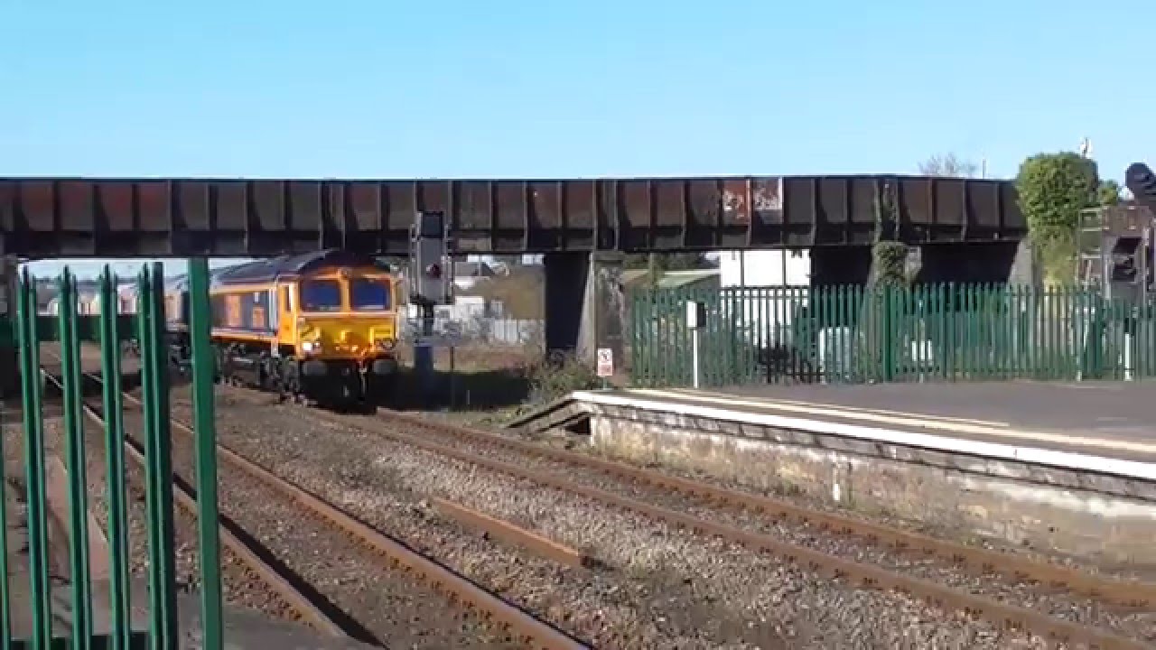GBRF 66708 with 0X66 Newport docks to Doncaster roberts road - YouTube