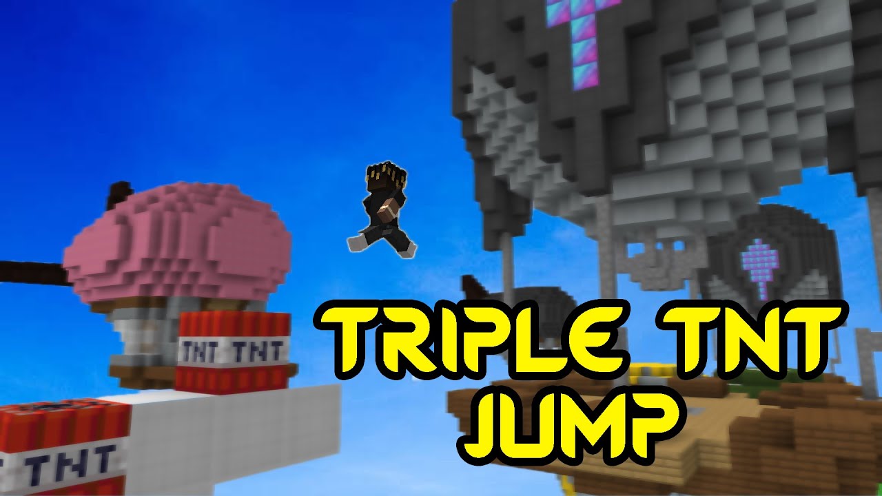 Minecraft triple tnt jump - YouTube