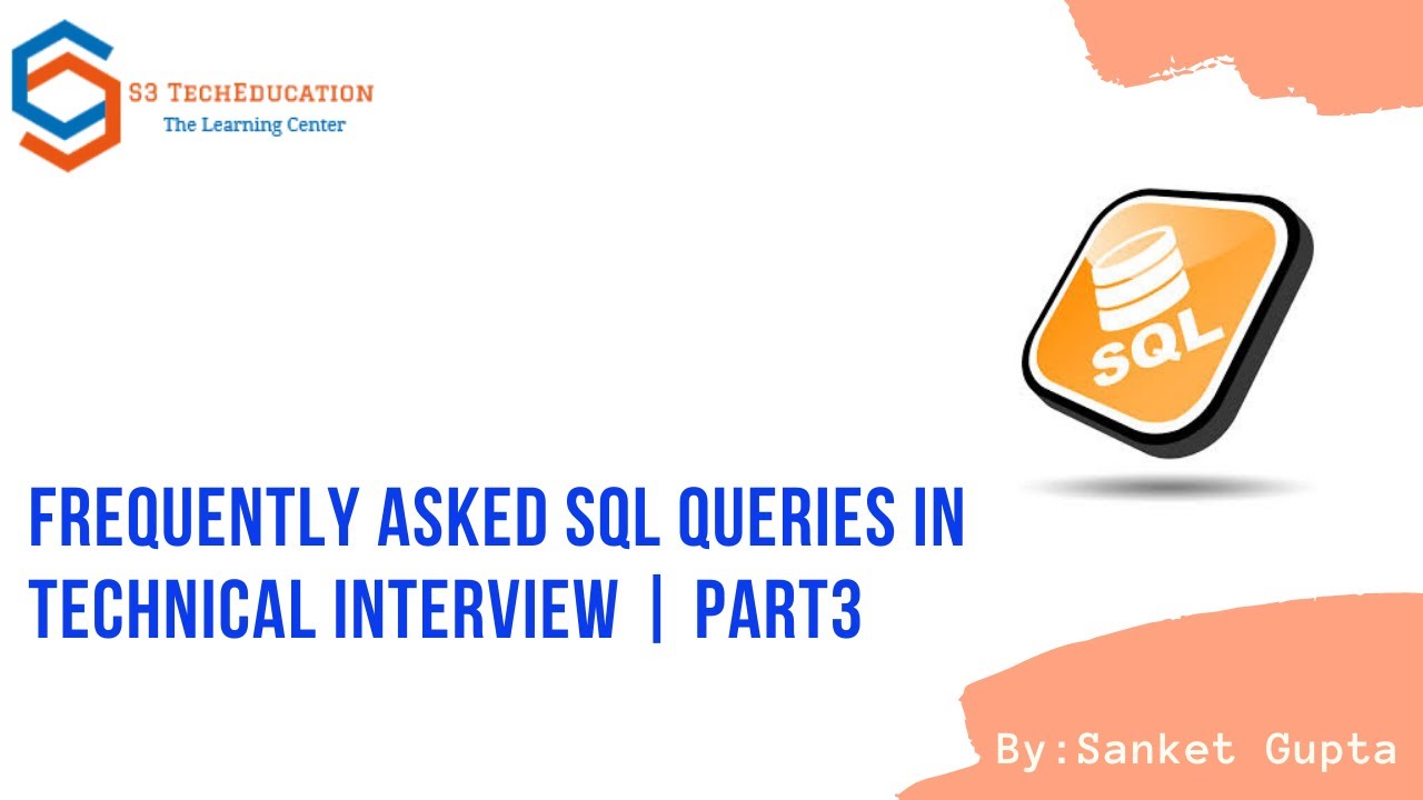 Sql Query Nth Highest Salary With Employee Name Youtube
