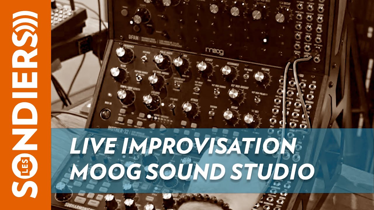 LIVE IMPROVISATION / MOOG SOUND STUDIO - YouTube