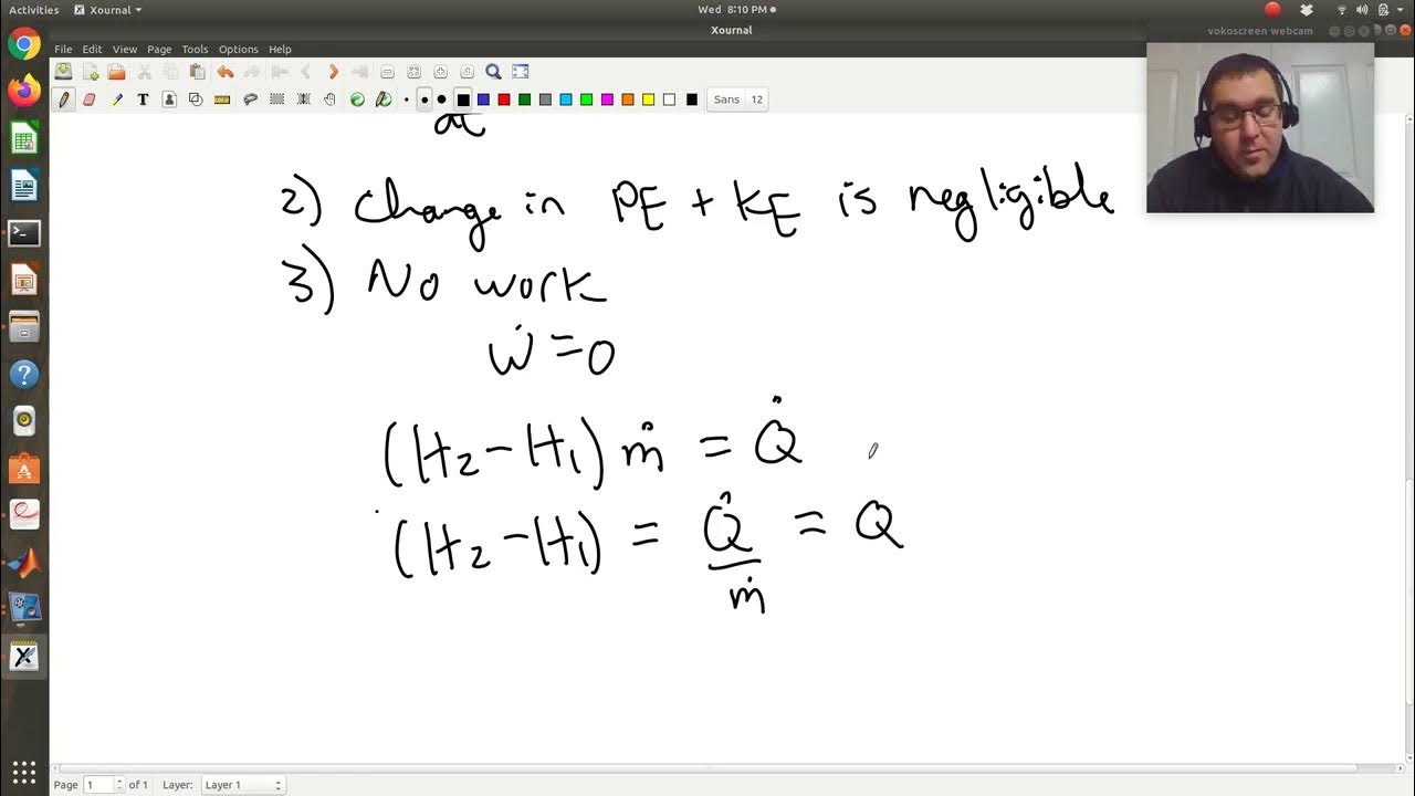 Energy and Entropy Balance in Open System Example 3 (Chapter 6, Problem 3) - YouTube