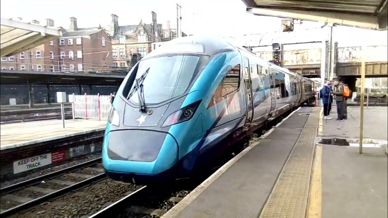 Transpennine Railways 397006 departs Preston for for Glasgow Central - YouTube