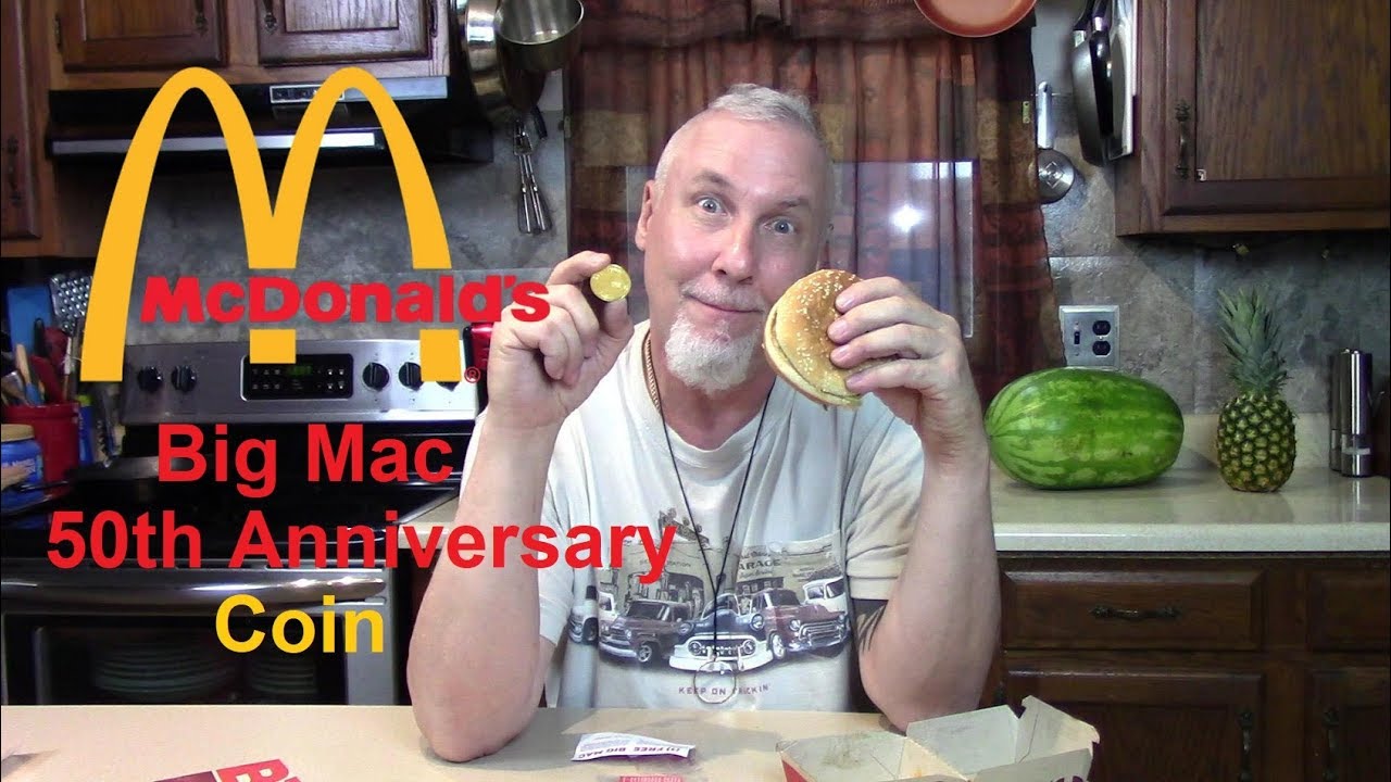 My Big Mac 50th Anniversary Coin - YouTube