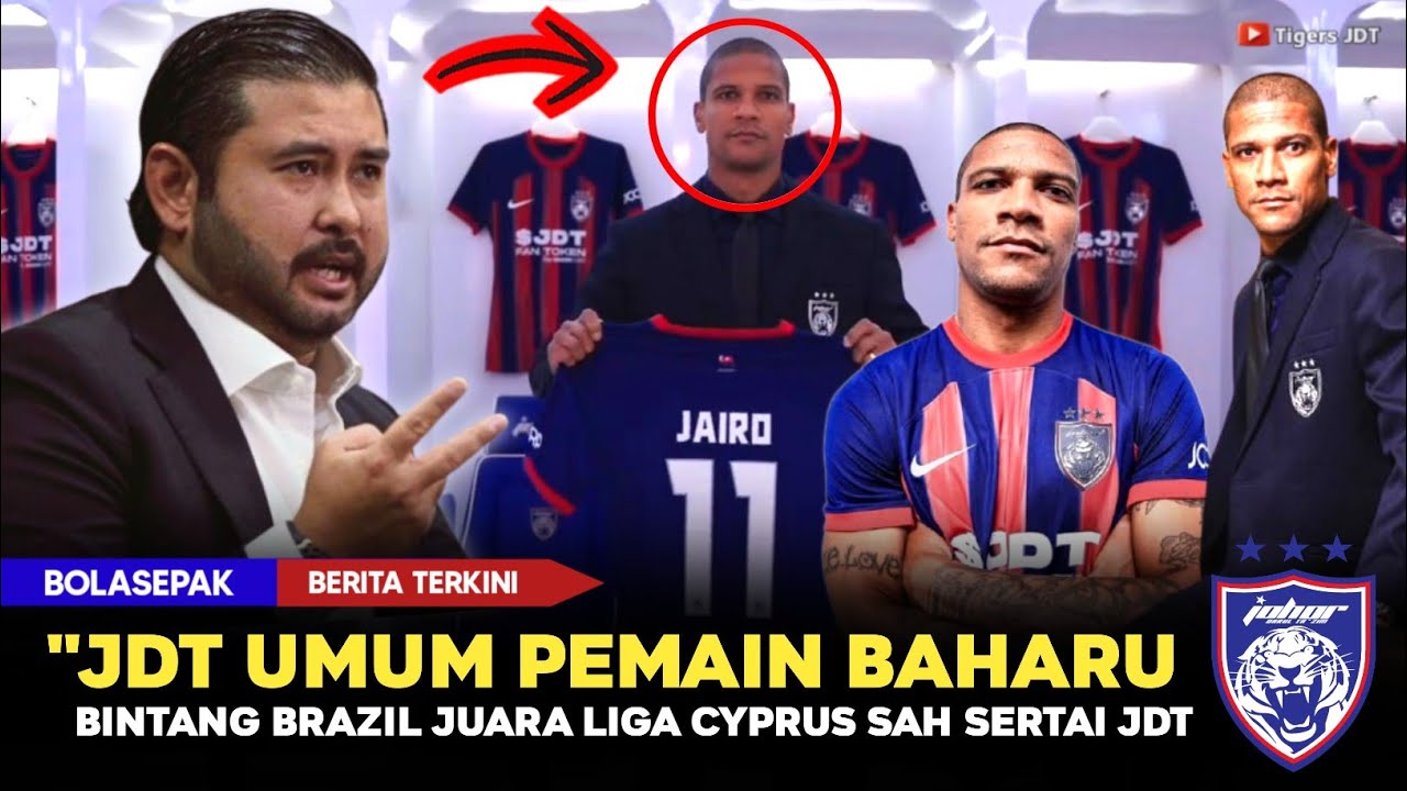 ‎🔴Rasmi! JDT Sambar Jairo Da Silva – Juara Liga Cyprus Kini Milik ...