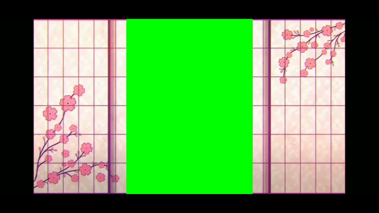 Green Screen Shoji Door Japanese Theme Sakura || LIKE RUOK FF INTRO ...