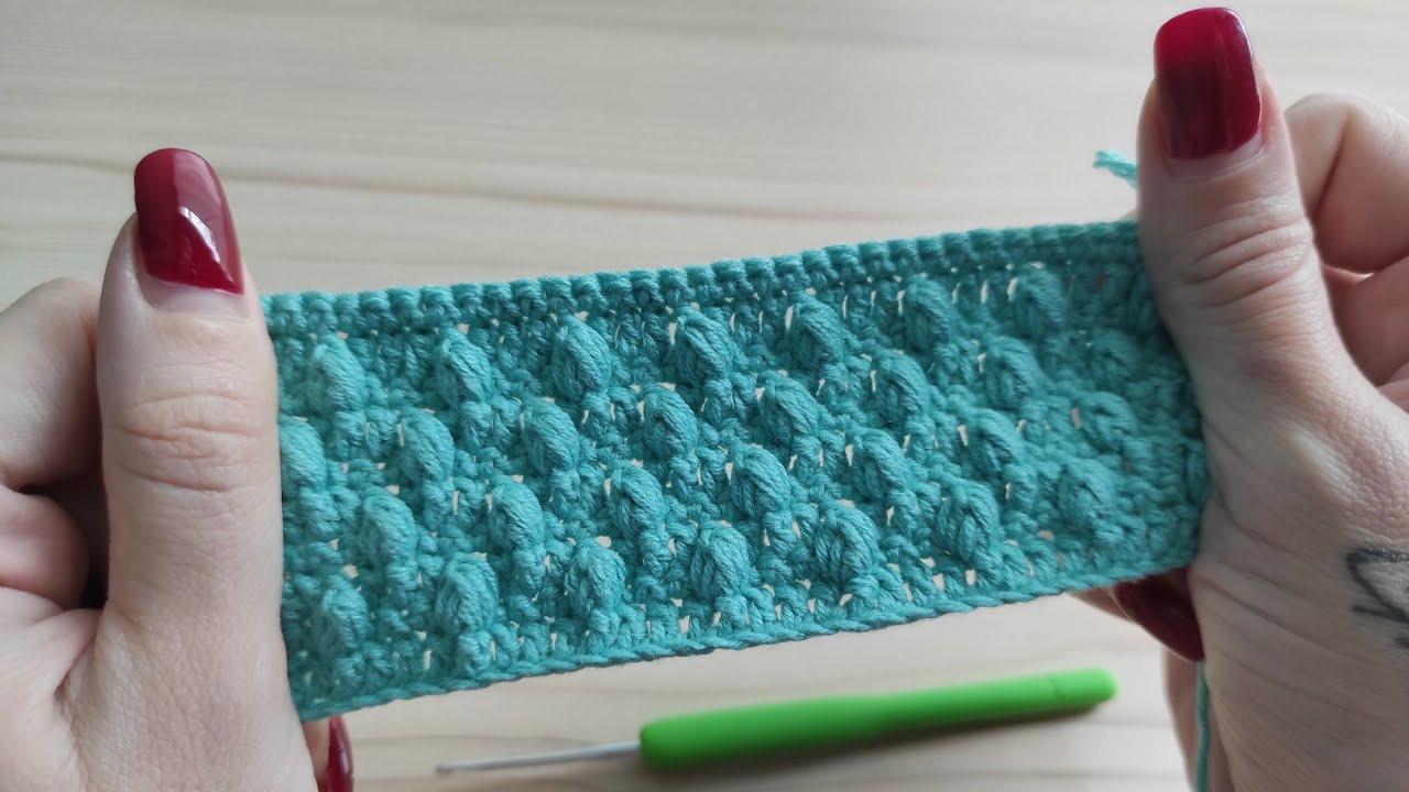 Wow! This Stunning Stitch Can Be Crocheted With Any Yarn. Crochet ...