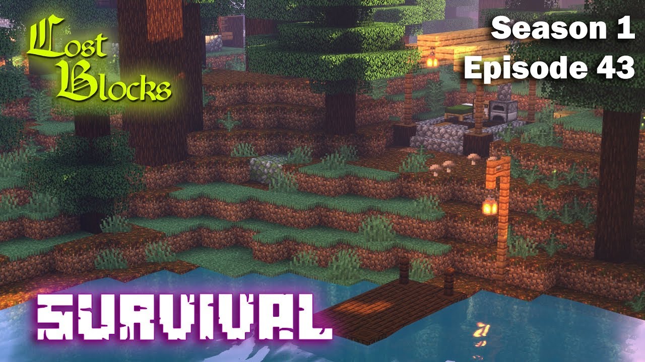 Lost Blocks HARD SURVIVAL [Season 1 Episode 43] *ROAD TO 300* Minecraft ...