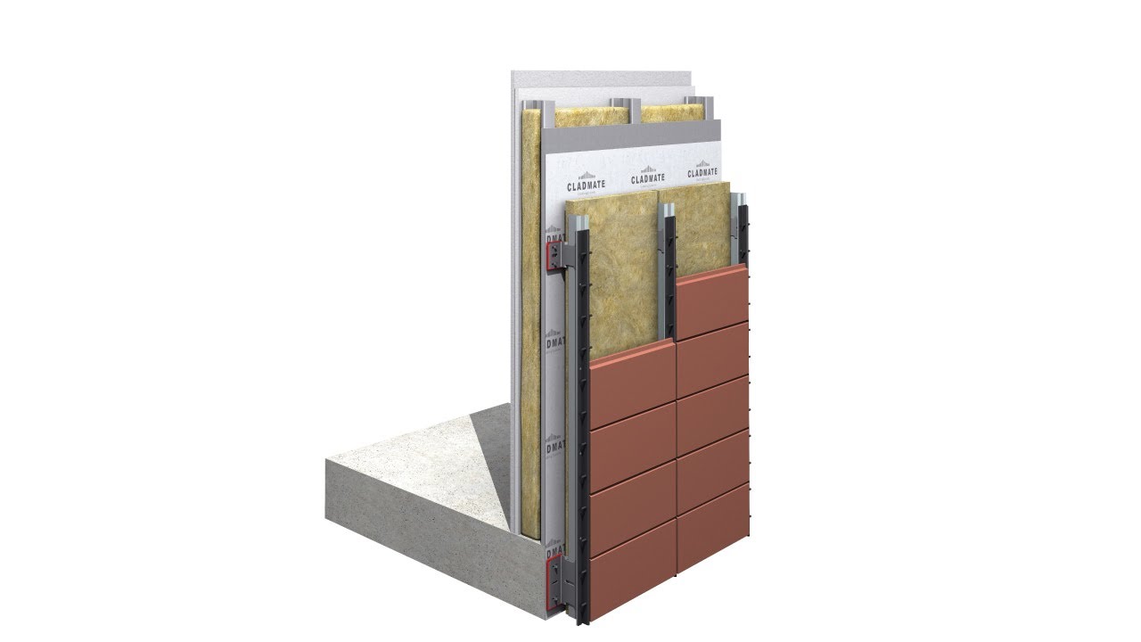 CMS20 - Single Skin Terracotta Cladding Support System - YouTube