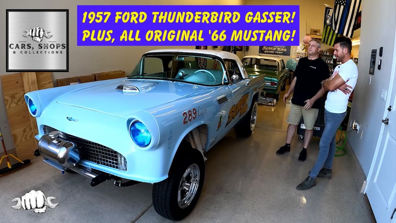1957 Ford Thunderbird Gasser Replica - PLUS All Original '66 Mustang ...