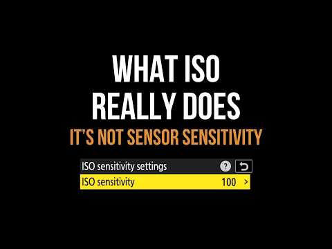 ISO Doesn't Make Your Sensor More Sensitive