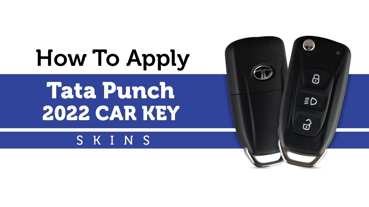 How to Apply Tata Punch Car Key Skins | Capes - YouTube