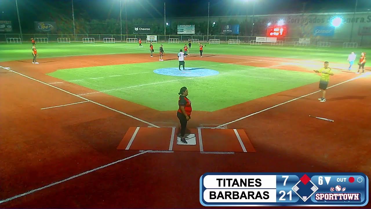 BARBARAS VS TITANAS // SEMIFINAL JUEGO 1 // ESTADIO: HOTEL DEL RIO ...
